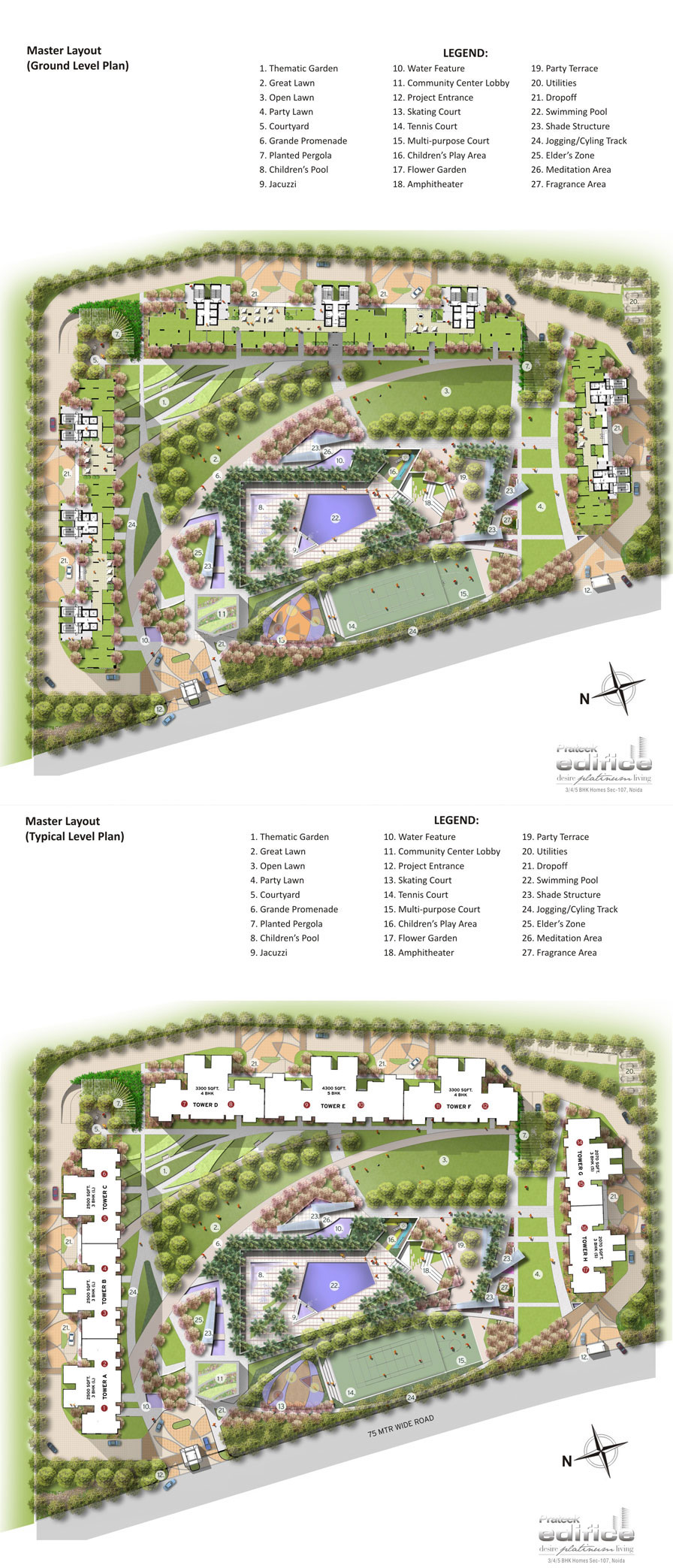 Master Plans - Prateek Edifice Sector 107 Noida Master Plans - Prateek Edifice Sector 107 Noida